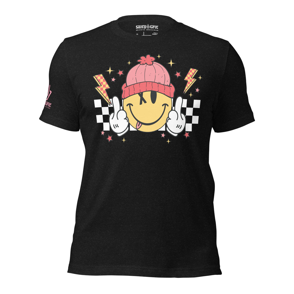 Smiley Middle Finger Shirt – Salty Grit